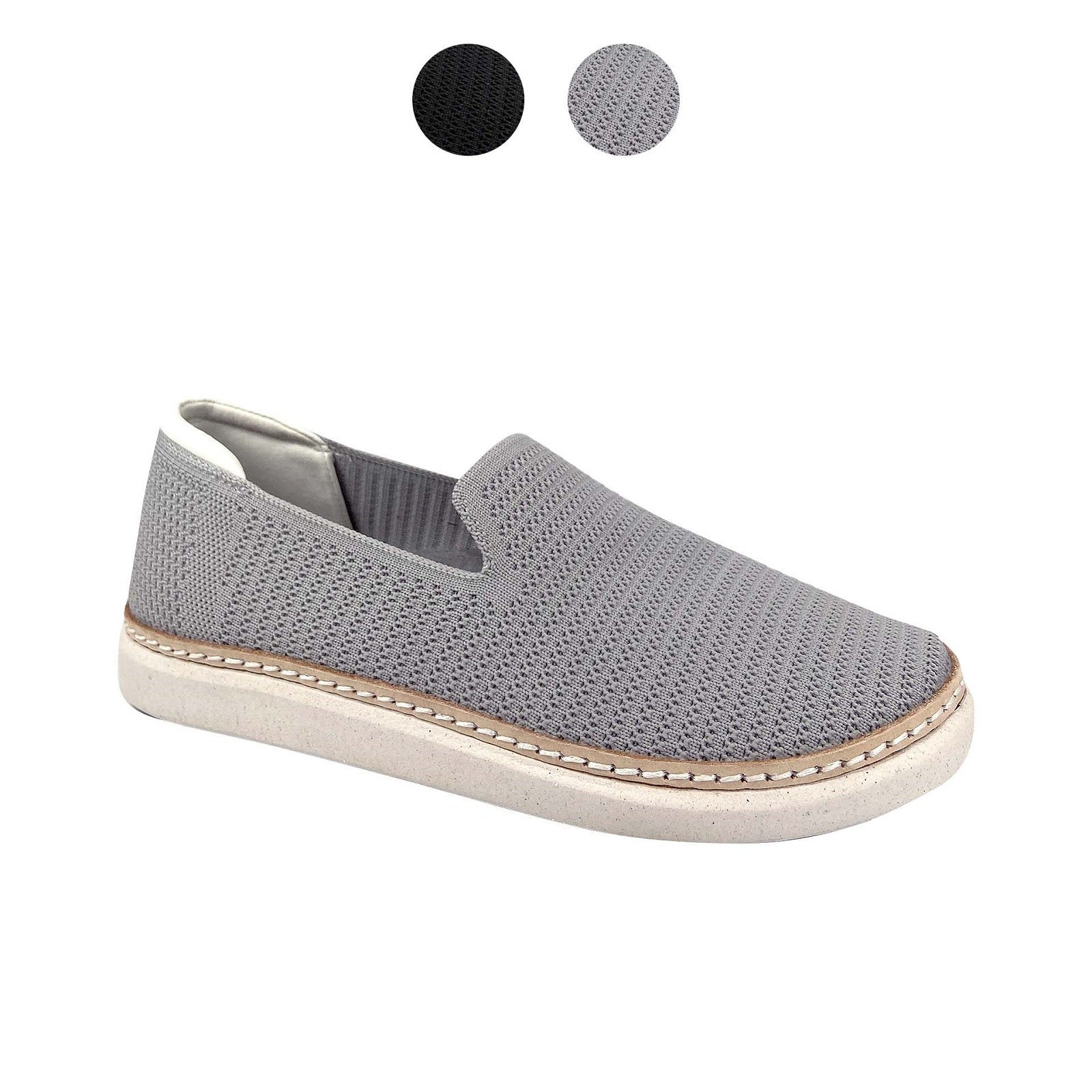 Unisex Bamboo Knit Earthing On-the-Go Slip-On by Harmony783