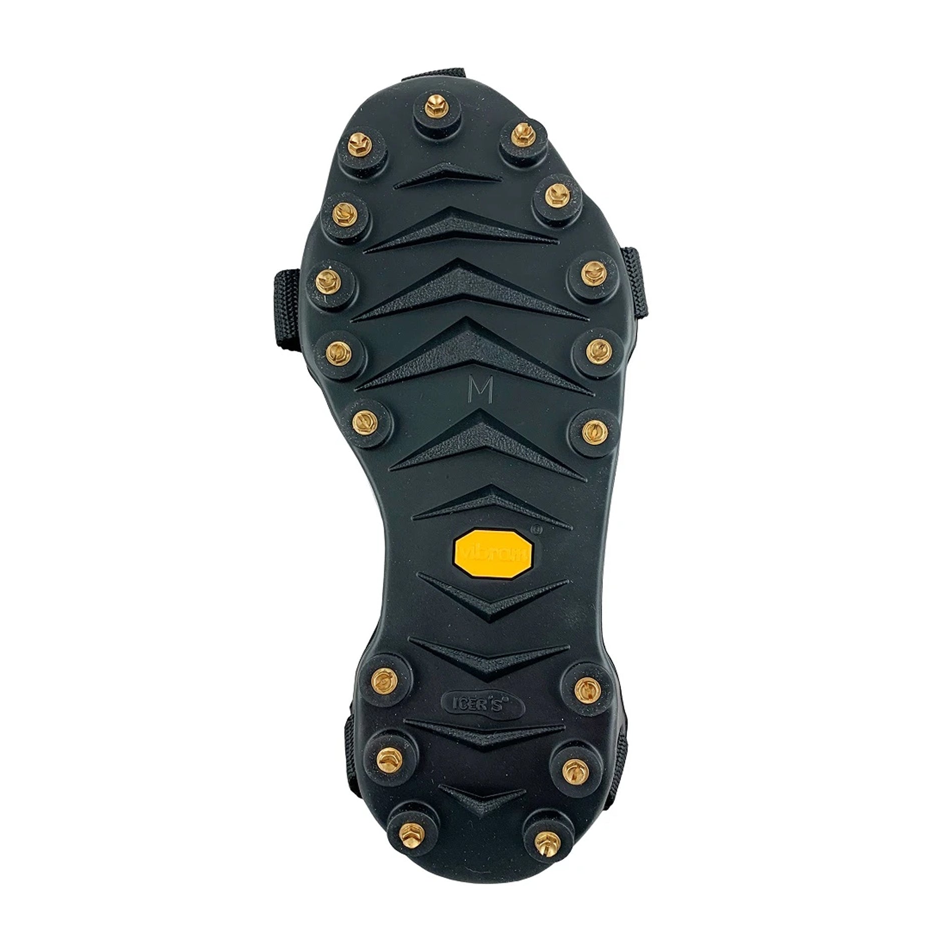 ICER'S XT Ice & Snow Traction BRASS Cleats Anti Slip Soles with Straps