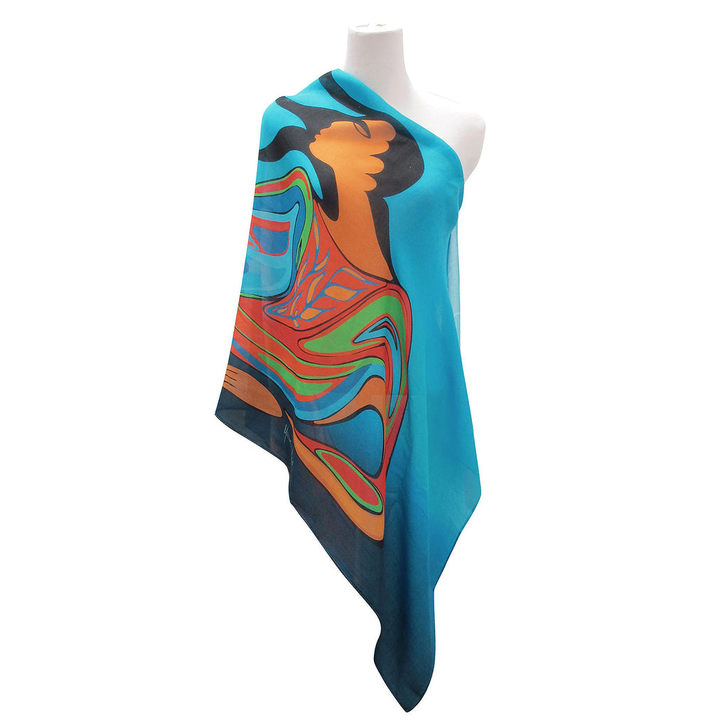 Native Sioux Artist Maxine Friends Art Print Shawl